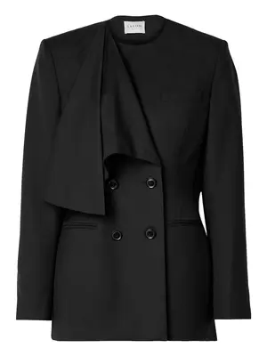SALON 1884 Net Sustain Iveta Wool Blazer - Black
