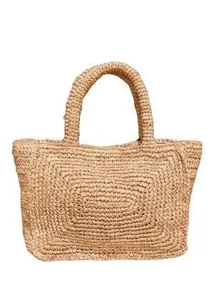 Velvet By Graham & Spencer Tina Straw Tote Bag - Natural