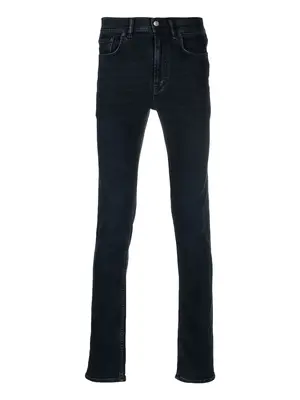 Acne Studios Mid-rise Slim-fit Jeans - Blue