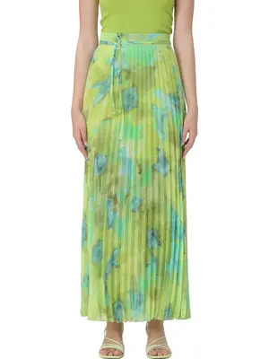 Liu Jo Pleated Maxi Skirt - Green