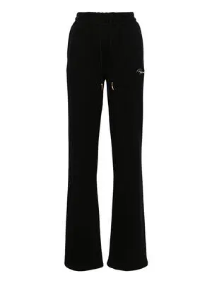 Roberto Cavalli Logo-embroidered Track Pants - Black