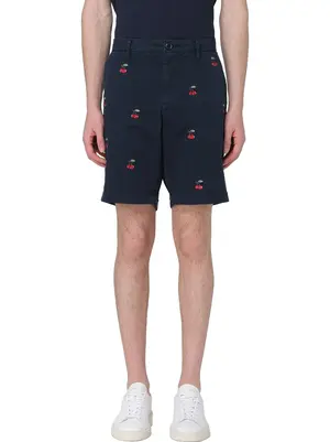 SUN 68 Printed Shorts - Navy