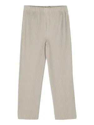 Issey Miyake Mc March Pleated Trousers - Neutrals