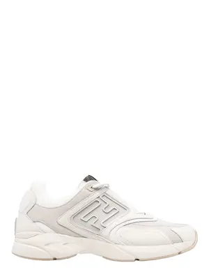 Fendi Panelled Low-top Sneakers - Neutrals