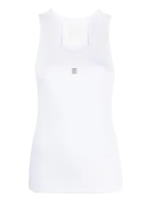 Givenchy 4g-plaque Tank Top - White
