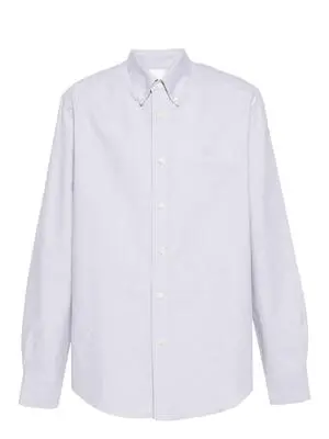 Givenchy 4g-embroidered Shirt - Grey
