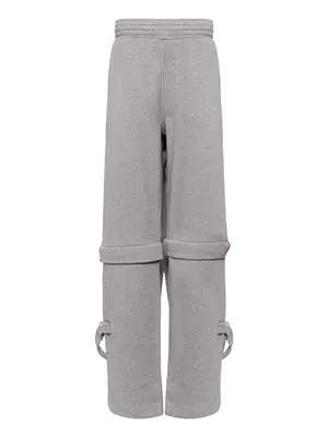 Givenchy Detachable-leg Cotton Track Pants - Grey