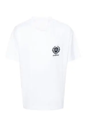 Givenchy Logo-embroidered Cotton T-shirt - White