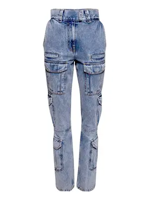 Givenchy Bootcut Cargo Jeans - Blue