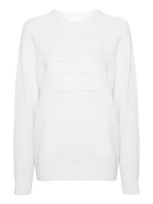Givenchy 4g-motif Cashmere Jumper - Neutrals