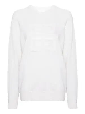 Givenchy 4g-motif Cashmere Jumper - Neutrals