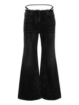 Givenchy Voyou Flare Jeans - Black