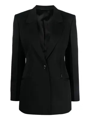 Givenchy Single-breasted Cape Blazer - Black