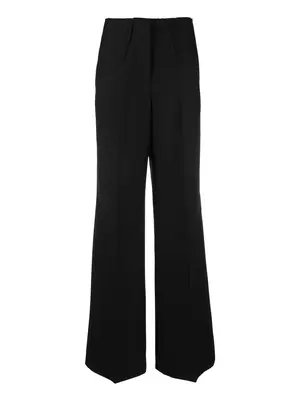 Givenchy High-waisted Flare-leg Trousers - Black