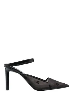 GIVENCHY 100mm Logo-Embroidered Mules