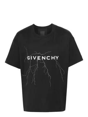 Givenchy Logo-print Cotton T-shirt - Black