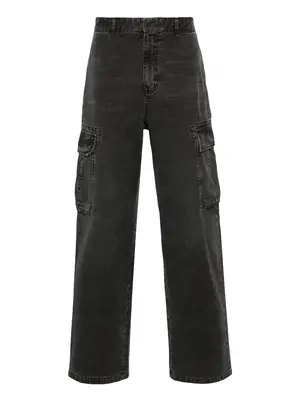 Givenchy 4g Embroidered Cargo Pants - Black