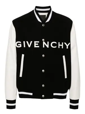 Givenchy Panelled Varsity Jacket - Black