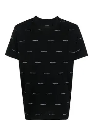 Givenchy 4g Logo-print Cotton T-shirt - Black