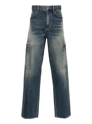 Givenchy Straight-leg Cargo Jeans - Blue