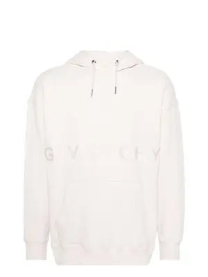 Givenchy Logo-print Cotton Hoodie - Pink