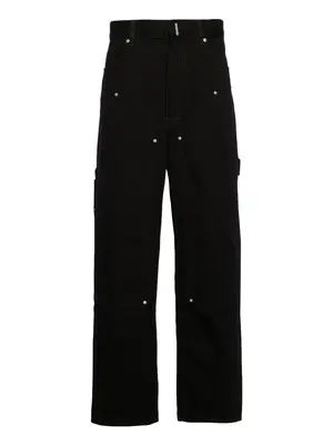 Givenchy Wide-leg Carpenter Jeans - Black