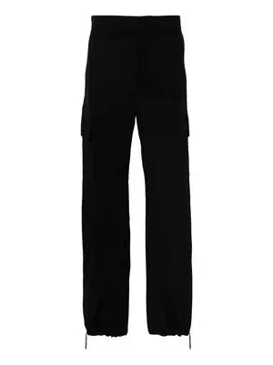 Givenchy Ripstop Cotton Cargo Trousers - Black