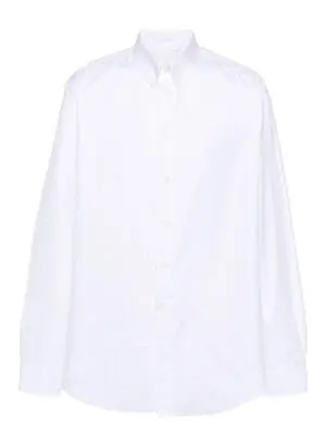 Givenchy 4g-motif Cotton Shirt - White