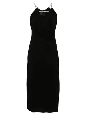 Givenchy Halterneck Midi Dress - Black