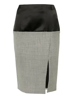 GIVENCHY Givenchy Panelled Tailored Pencil Skirt