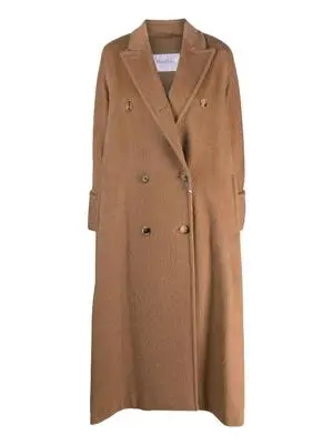 Max Mara Double-breasted Long Coat - Brown