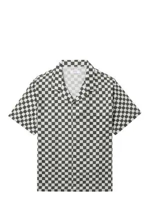 ERL Checked Short-sleeve Shirt - White