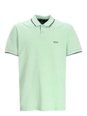 BOSS Paule 1 Stripe-trim Polo Shirt - Green