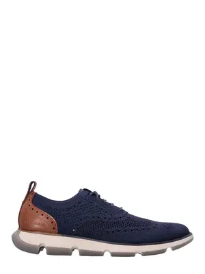 Cole Haan Perforated Lace-up Sneakers - Blue