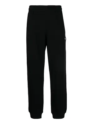 Givenchy Logo-appliqué Elasticated-waist Track Pants - Black