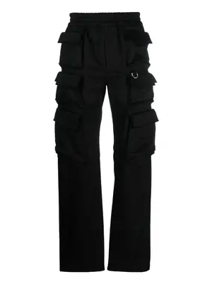 Givenchy Multi-pocket Cotton Cargo Trousers - Black