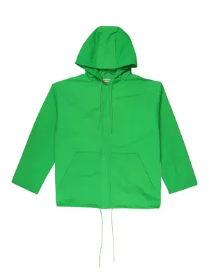 WALTER VAN BEIRENDONCK Graphic-print Hooded Jacket - Green