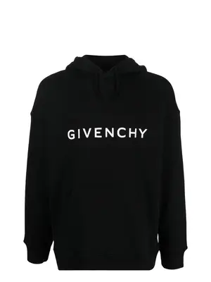 Givenchy Logo-print Drawstring Hoodie - Black