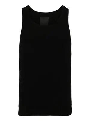 Givenchy Fine-ribbed Tank Top - Black