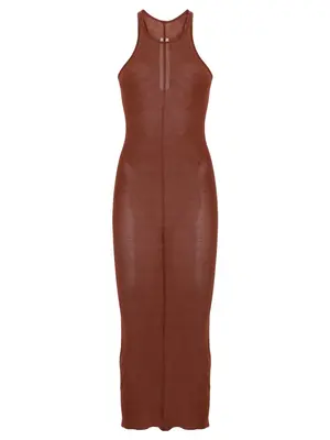 RICK OWENS Rick Owens Sleeveless Ribbed Dress
