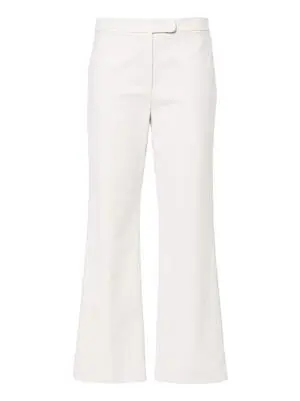 Max Mara High-waisted Flared Trousers - Neutrals