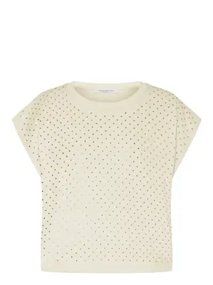 Philosophy Di Lorenzo Serafini Rhinestone-embellished T-shirt - Neutrals