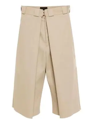 Givenchy Givenchy Overlapping Bermuda Shorts Neutrals