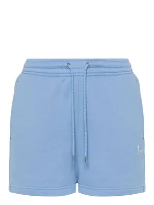 Maison Kitsuné Fox-patch Track Shorts - Blue