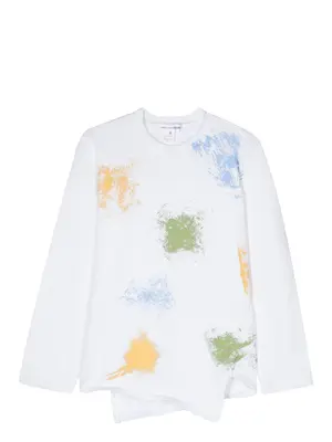 COMME DES GARÇONS Comme Des Garçons Shirt Spray-Paint-Effect Jumper