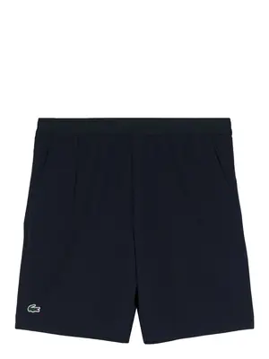 Lacoste Logo-embroidered Track Shorts - Blue