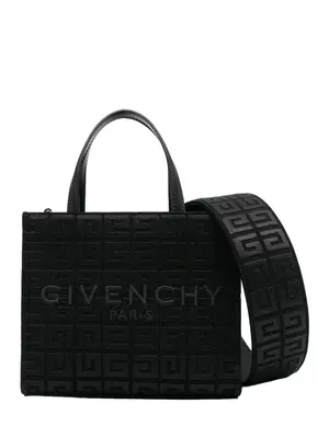 Givenchy Mini 4g-embroidered Tote Bag - Black