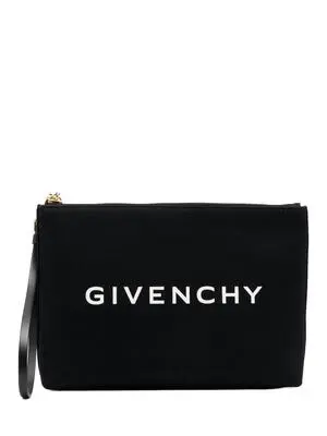 GIVENCHY Givenchy Logo-Print Clutch