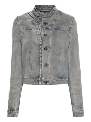 Y/project Double-opening Denim Jacket - Blue