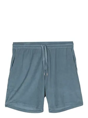 Frescobol Carioca Terry Drawstring Shorts - Blue